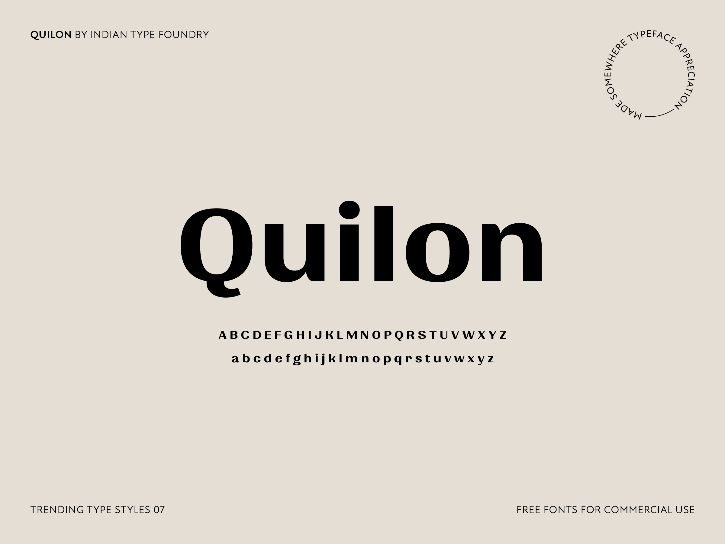 Free Typefaces for Personal and Commercial Use